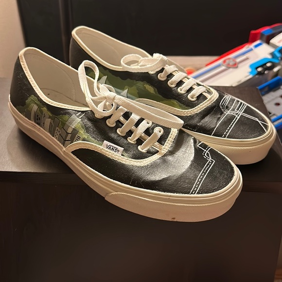 Vans | Shoes | Vans Custom Painted Chicago Sneaker | Poshmark